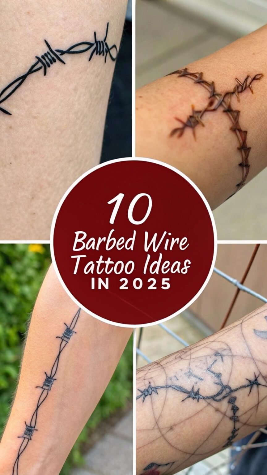 10 Barbed Wire Tattoos to Represent Strength and Resilience