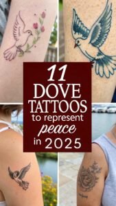 11 Dove Tattoos to Represent Peace and Love